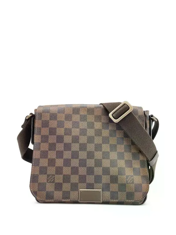 LOUIS VUITTON 2012 Damier Ebène Shoulder Bag - Brown