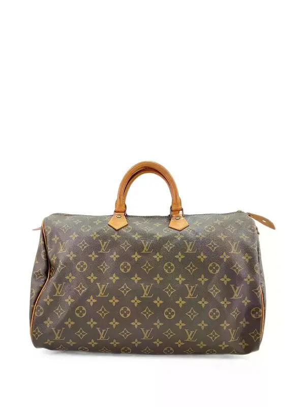 LOUIS VUITTON Speedy 40 Monogram Handbag - Brown