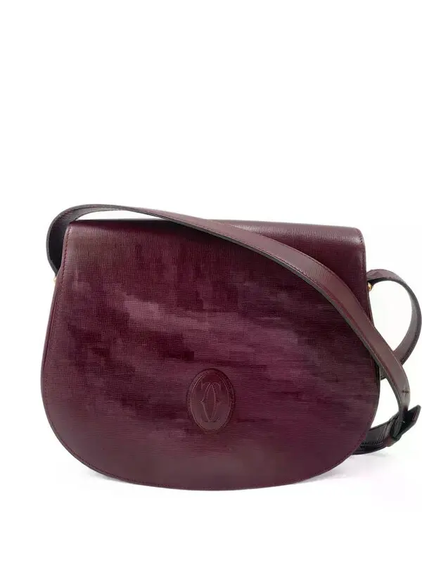 Cartier Logo-embossed Shoulder Bag - Red