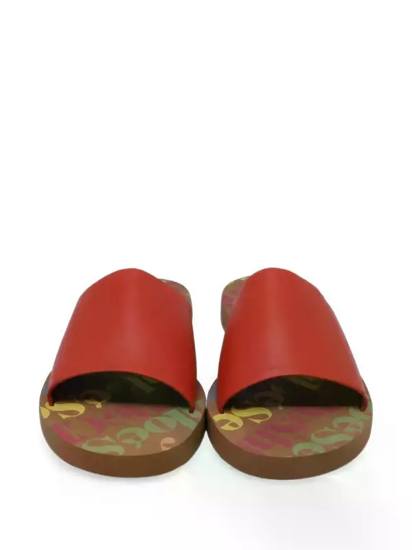 See By Chloé Essie Leather Slide Sandals