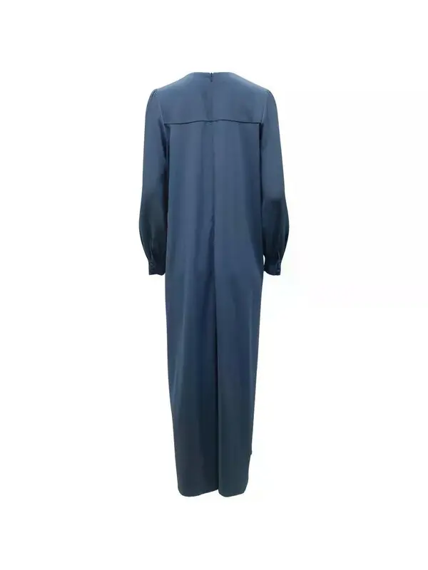 Co Gathered Long-sleeve Maxi Dress
