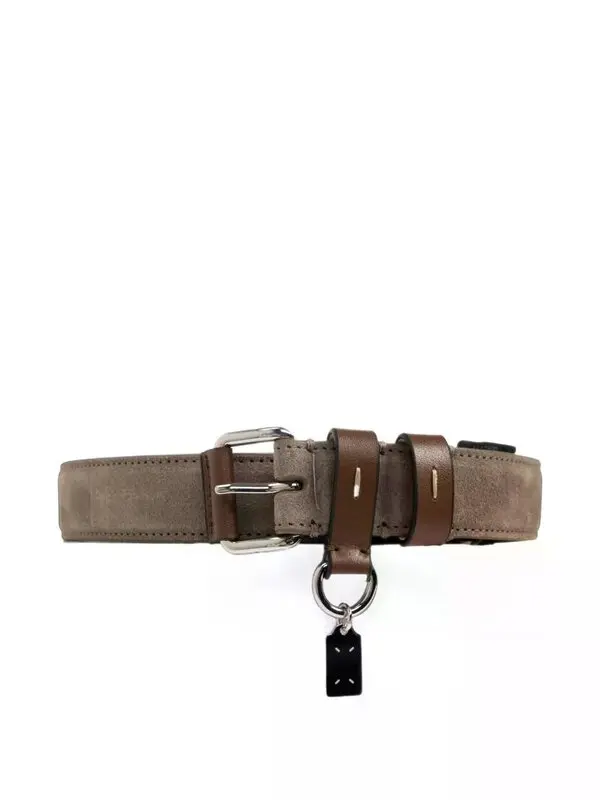 MAISON MARGIELA Leather Belt - Grey