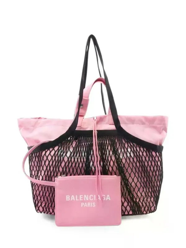 Balenciaga 24 7 Mesh Tote Bag