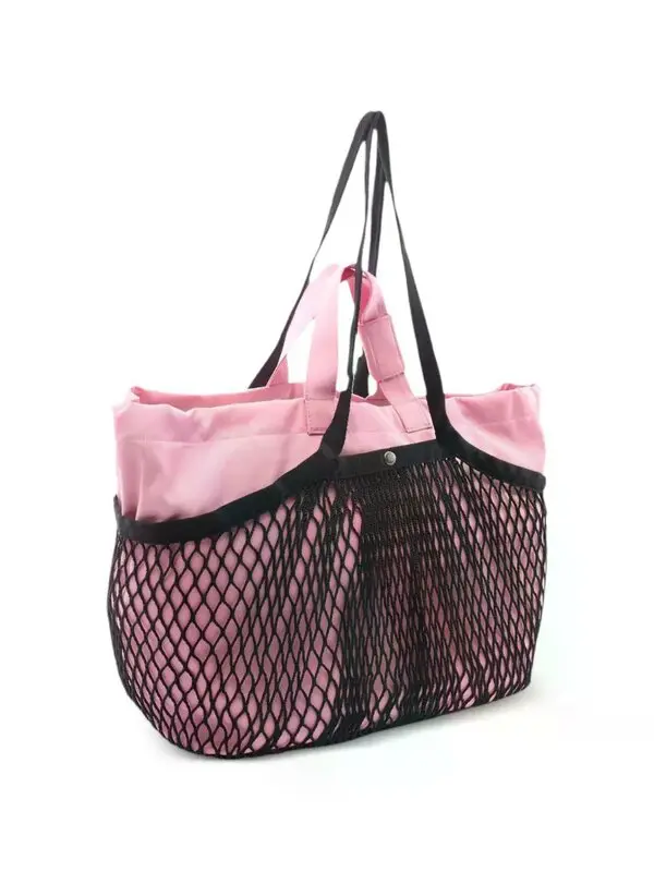 Balenciaga 24/7 Mesh Tote Bag - Pink