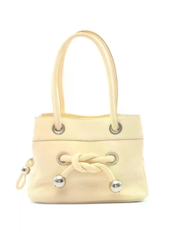 Chloé 2000s Knot-detail Shoulder Bag - Neutrals