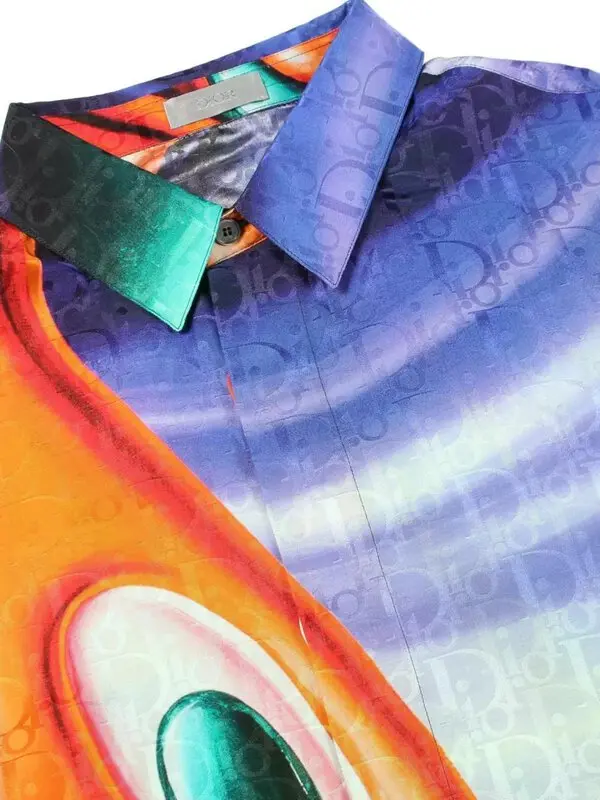 Dior X Kenny Scharf 2010s Short-sleeve Shirt