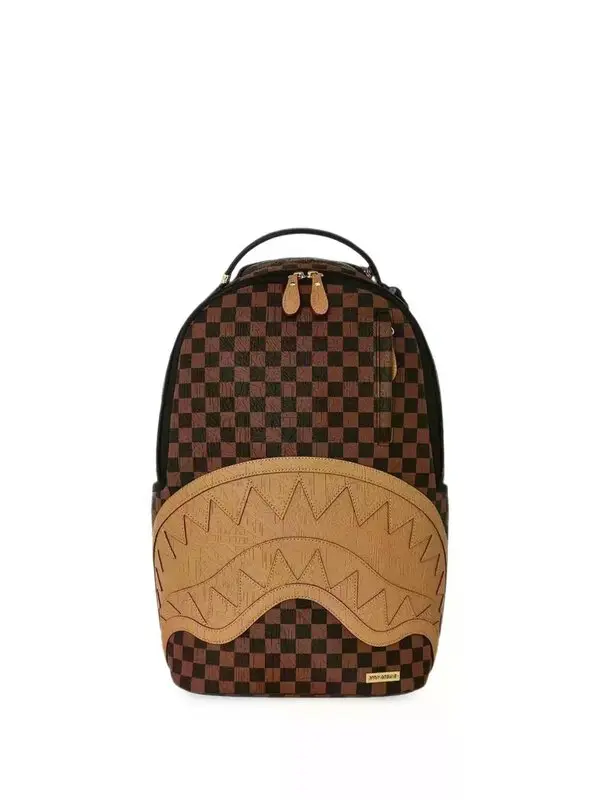 SPRAYGROUND Shark Mouth Checked Backpack