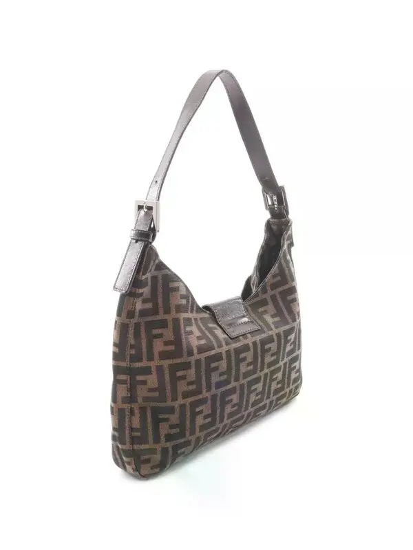 Fendi 2000s Zucca Ff-logo Shoulder Bag