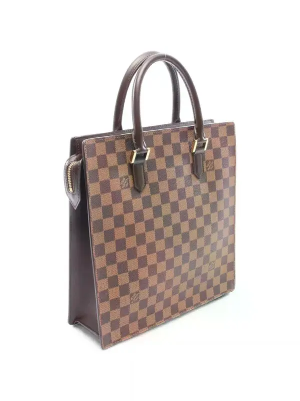 LOUIS VUITTON 2004 Pm Venice Damier Ebène Tote Bag