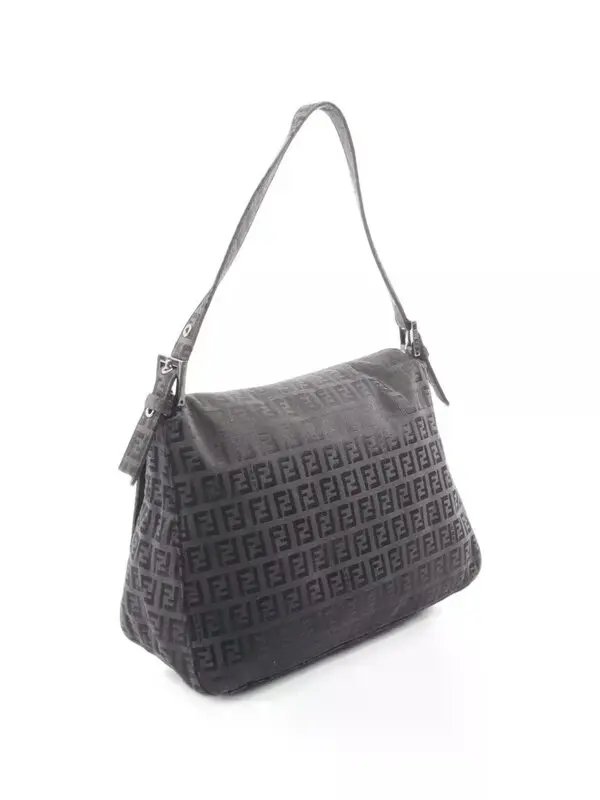 Fendi Zucchino Mamma Baguette Shoulder Bag