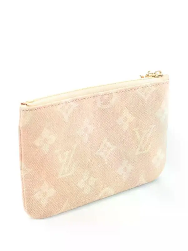 LOUIS VUITTON Monogram Pochette Clés Pouch - Neutrals