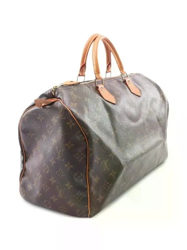 LOUIS VUITTON Monogram Speedy Handbag - Brown