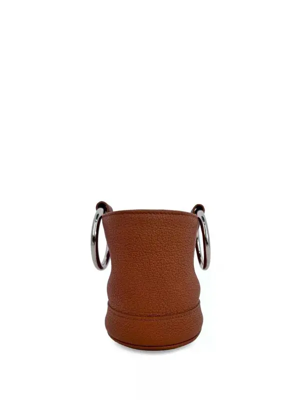 SIMONMILLER Bonsai Ring-handle Bucket Bag - Brown