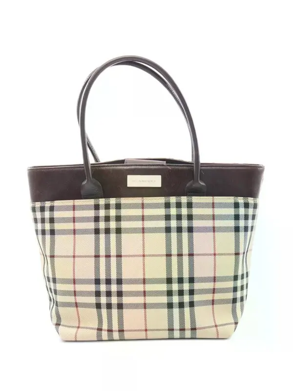 Burberry 2000s Nova Check Tote Bag