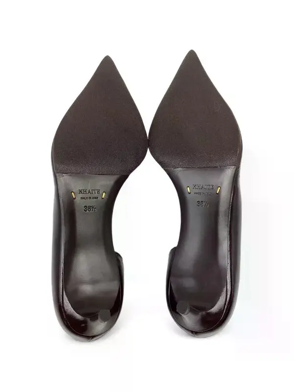 Khaite Pointed-toe Leather Pumps