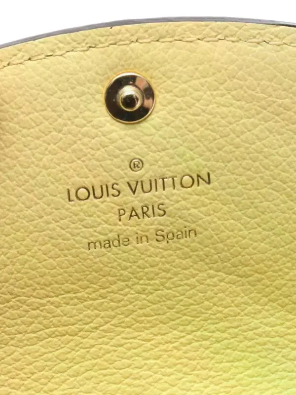 LOUIS VUITTON 2010s Rosalie Monogram Empreinte Wallet - Yellow