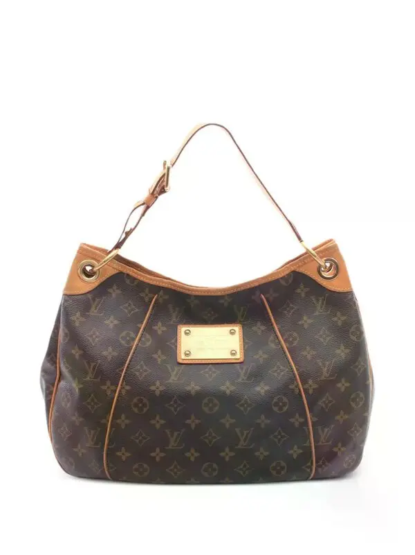 LOUIS VUITTON Galliera Monogram Canvas Tote Bag - Brown