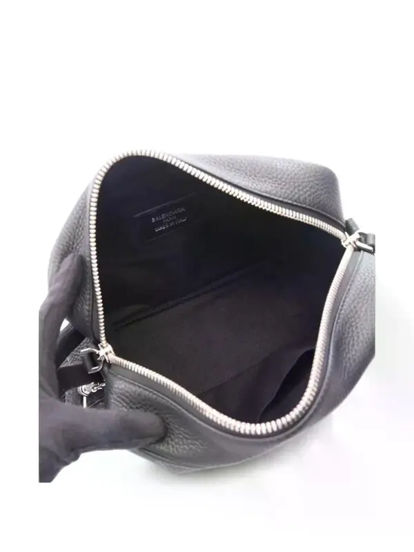 Balenciaga 2020s Credit Leather Camera Bag