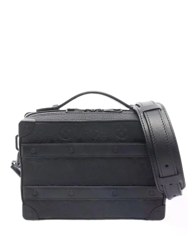 LOUIS VUITTON 2020-2026 Monogram Taurillon Handle Soft Trunk Satchel - Black