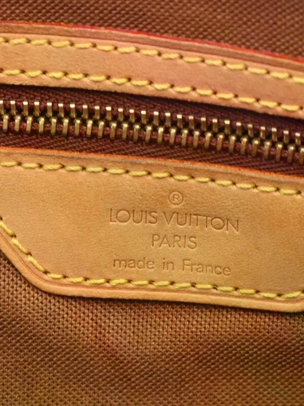 LOUIS VUITTON 2002 Monogram Cabas Mezzo Tote Bag