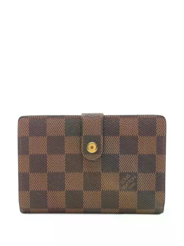 LOUIS VUITTON 2002 Portefeuille Viennois Damier Ebène Wallet