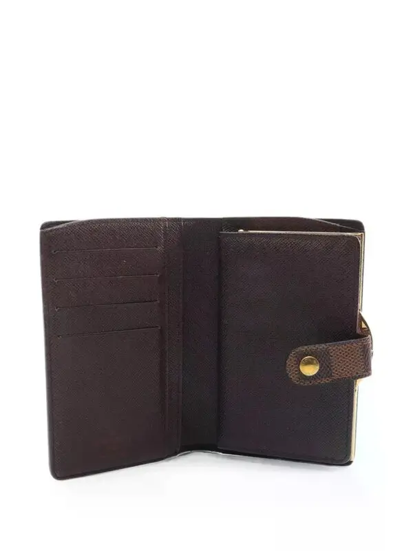 LOUIS VUITTON 2002 Portefeuille Viennois Damier Ebène Wallet