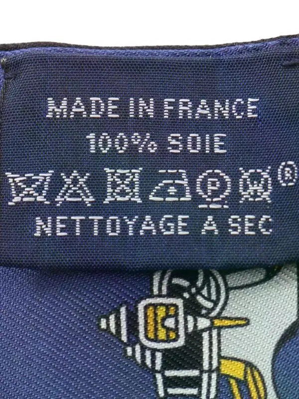 Hermès 2020s Voitures Exquises Ribbon Scarf - Blue
