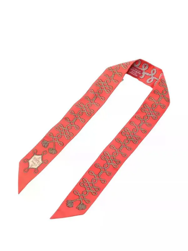 Hermès 2020s Galons Et Brandebourgs Ribbon Scarf