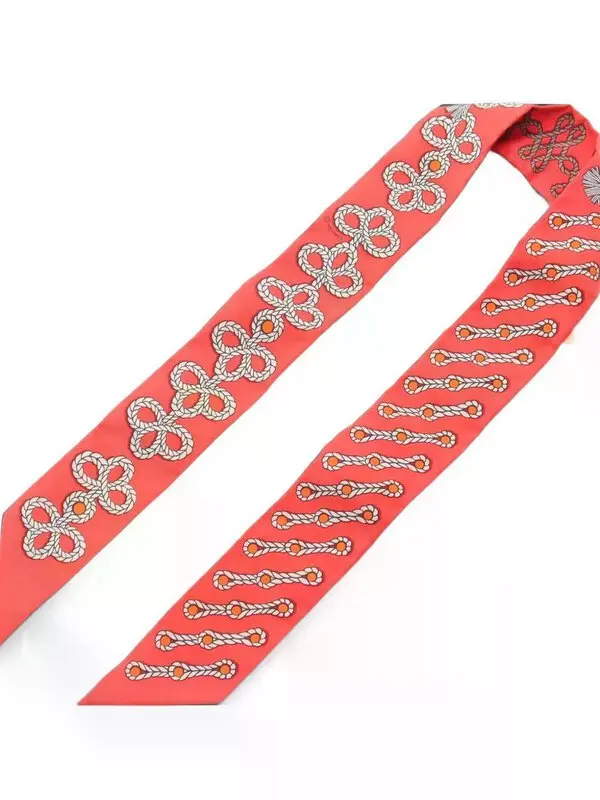 Hermès 2020s Galons Et Brandebourgs Ribbon Scarf