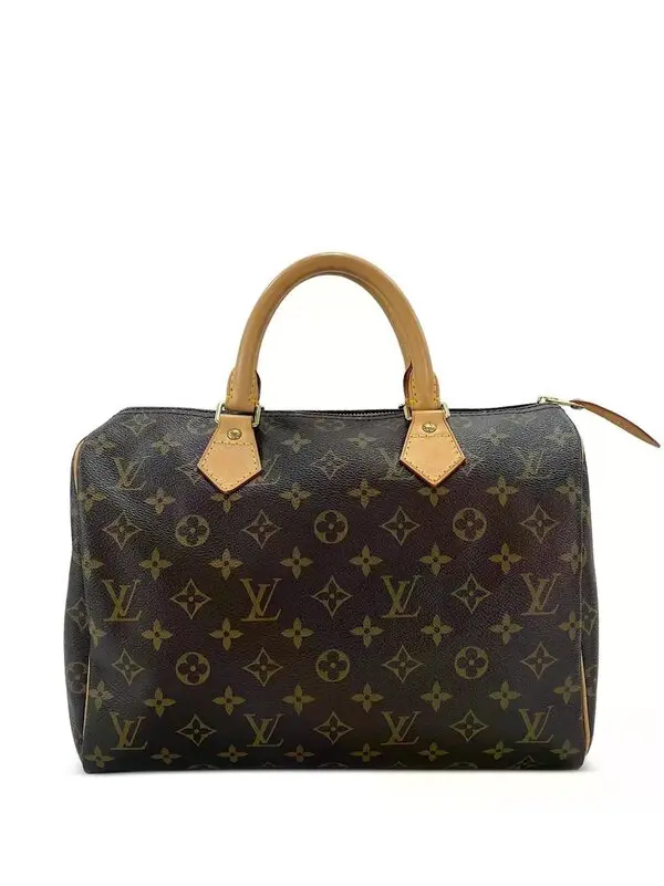 LOUIS VUITTON 2006 Monogram Speedy Boston Bag - Brown