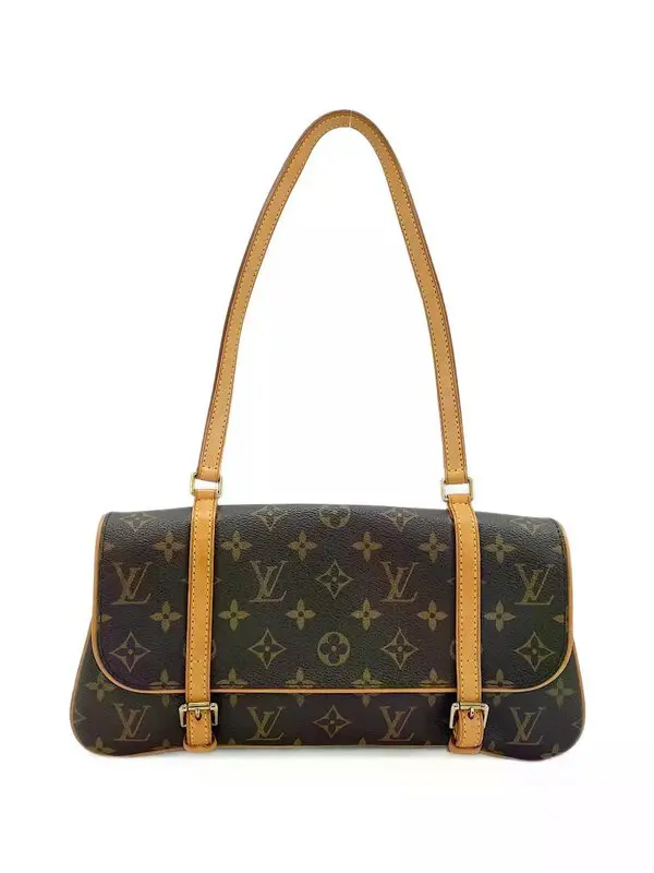 LOUIS VUITTON Monogram Buckle Shoulder Bag