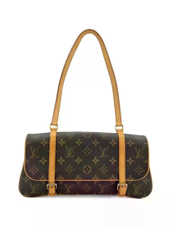 LOUIS VUITTON Monogram Buckle Shoulder Bag