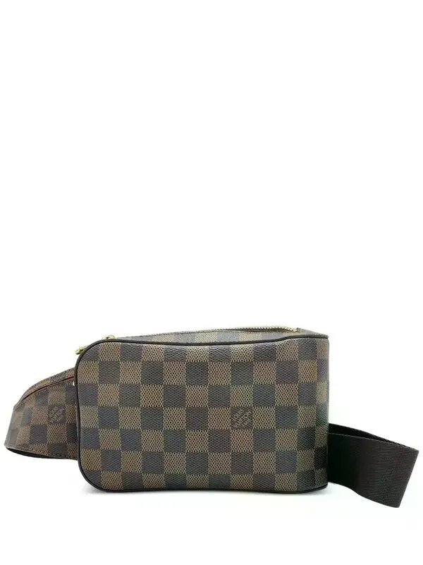 LOUIS VUITTON 2004 Damier Ebène Belt Bag - Brown
