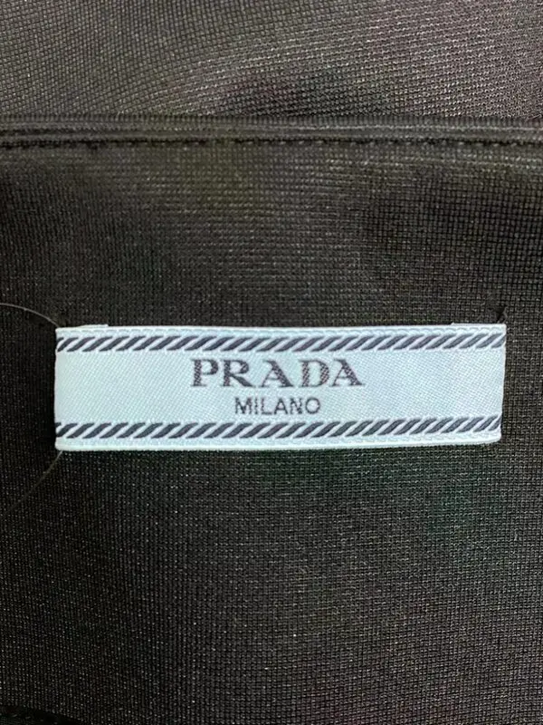 Prada Belted Ruffle-accent Skirt