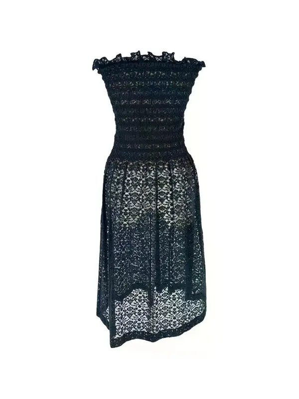 Stella McCartney Lace Strapless Dress - Black