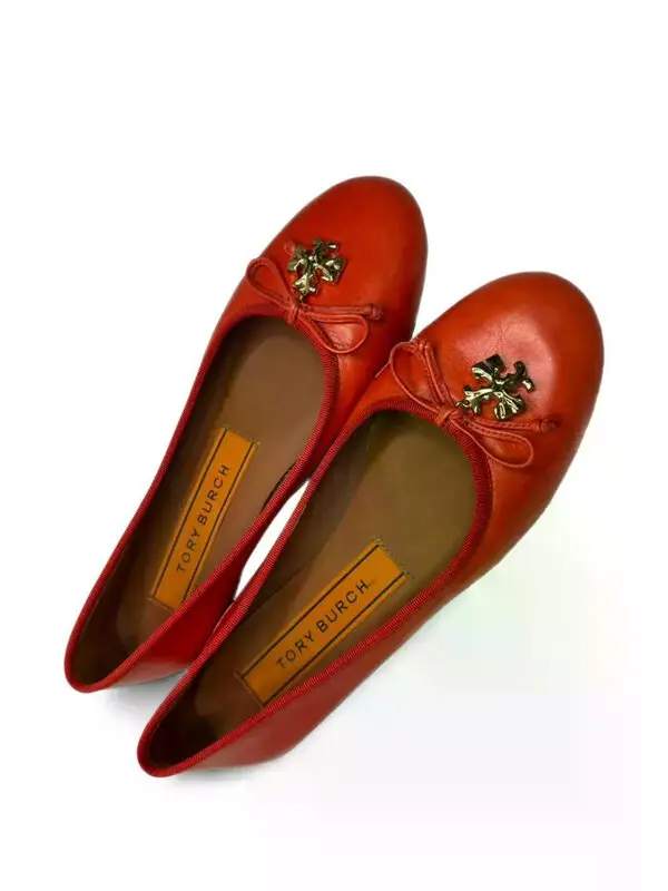 Tory Burch Leather Charm Ballet Flats