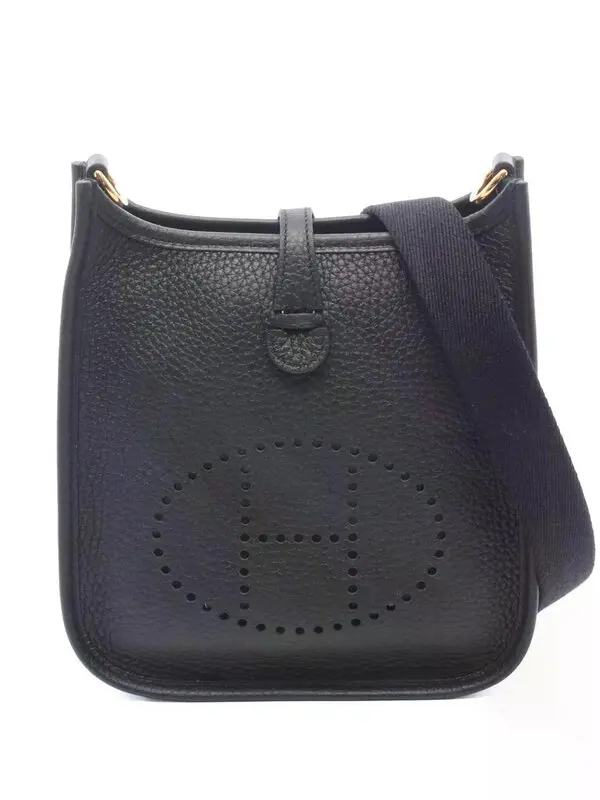 Hermès Clemence Evelyne Tpm 16 Cross Body Bag - Black