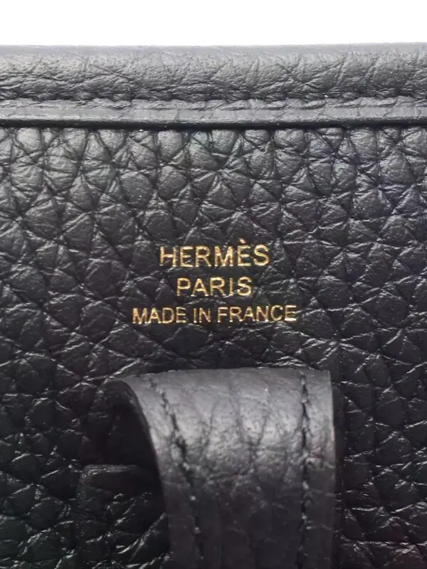 Hermès Clemence Evelyne Tpm 16 Cross Body Bag - Black