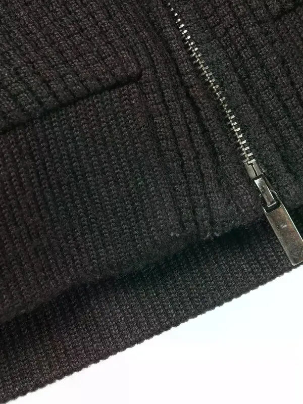 Emporio Armani Hooded Knit Jacket