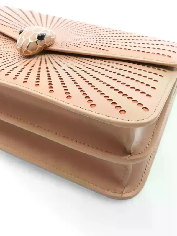 BVLGARI 2010s Serpenti Forever Leather Shoulder Bag