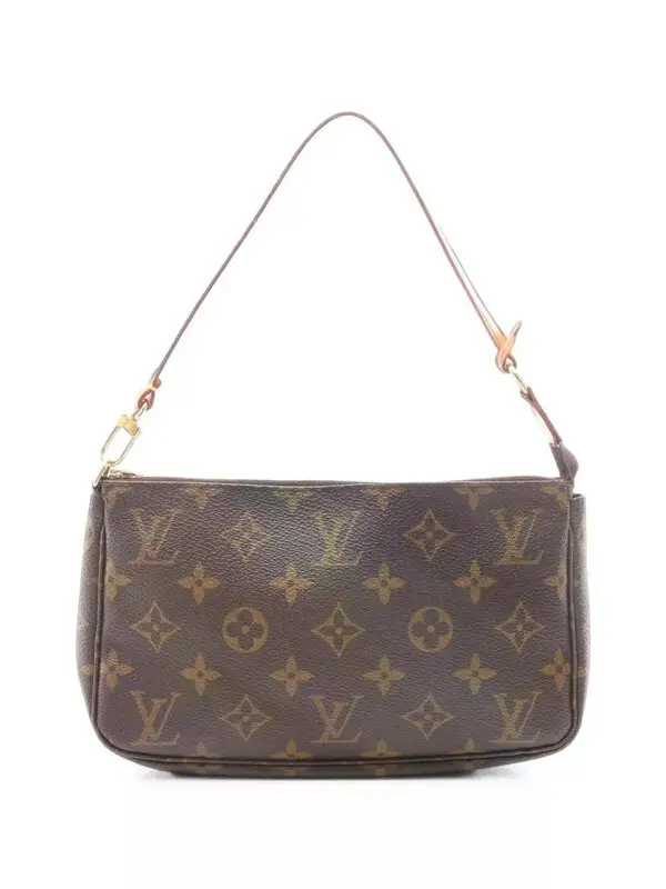 LOUIS VUITTON Monogram Pochette Accessoires Shoulder Bag - Brown