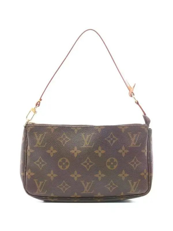 LOUIS VUITTON Monogram Pochette Accessoires Shoulder Bag - Brown