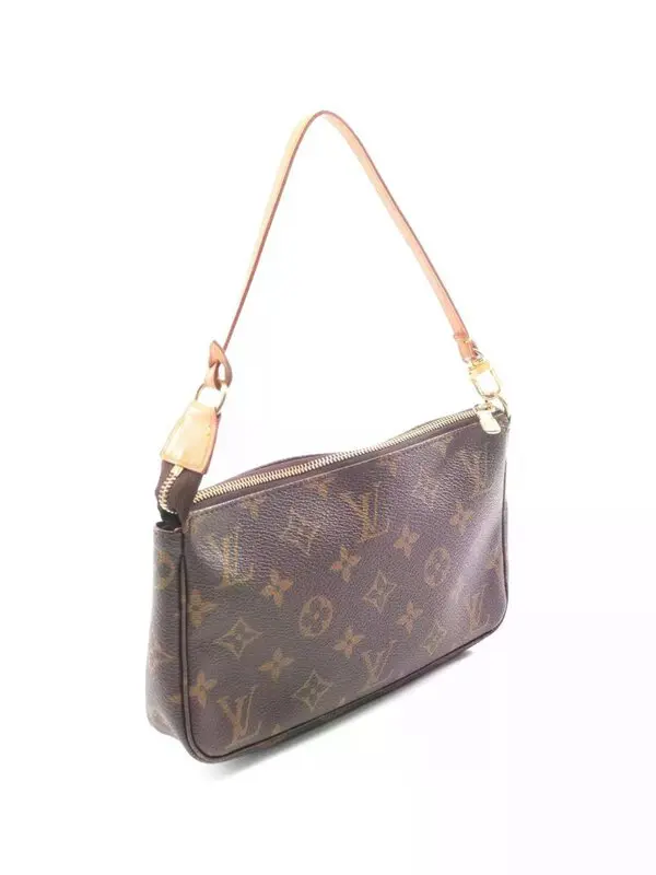 LOUIS VUITTON Monogram Pochette Accessoires Shoulder Bag - Brown