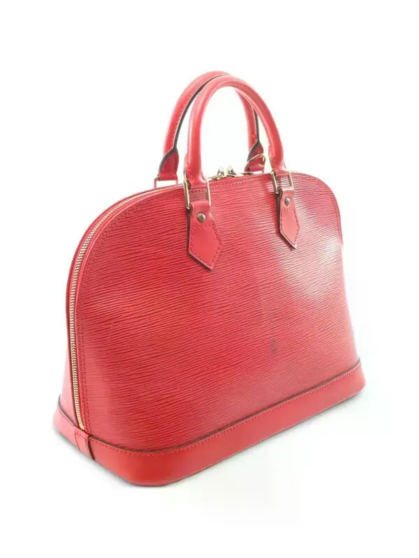 LOUIS VUITTON 1997 Alma Epi Tote Bag - Red