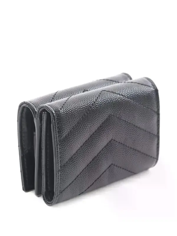 Saint Laurent 2020s Monogram Origami Trifold Wallet