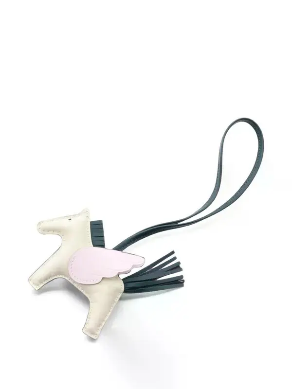 Hermès Swift Leather Rodeo Pegasus Bag Charm - Neutrals