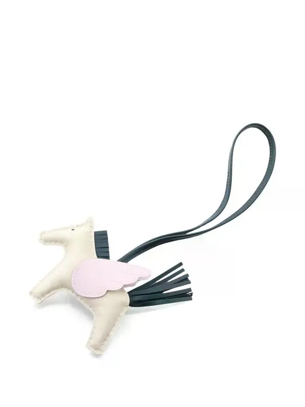 Hermès Swift Leather Rodeo Pegasus Bag Charm - Neutrals