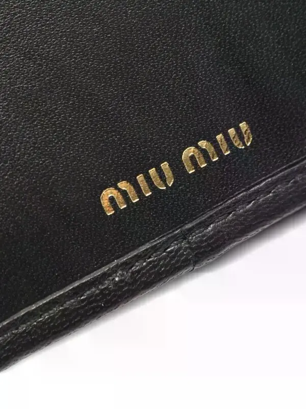 Miu Miu 2020s Matelassé Trifold Wallet
