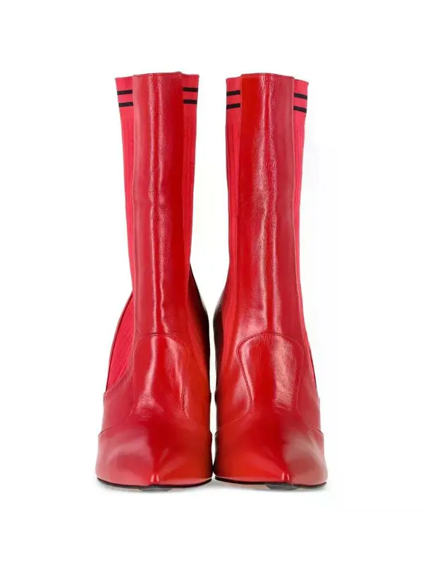 Fendi Rockoko Stretch-knit Ankle Boots