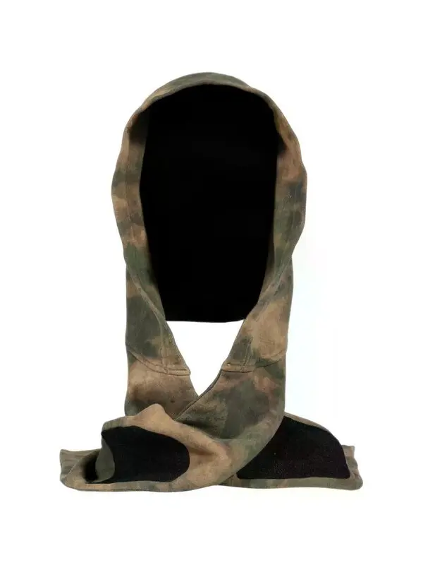 DIARY 1999 Camouflage-print Hood Scarf